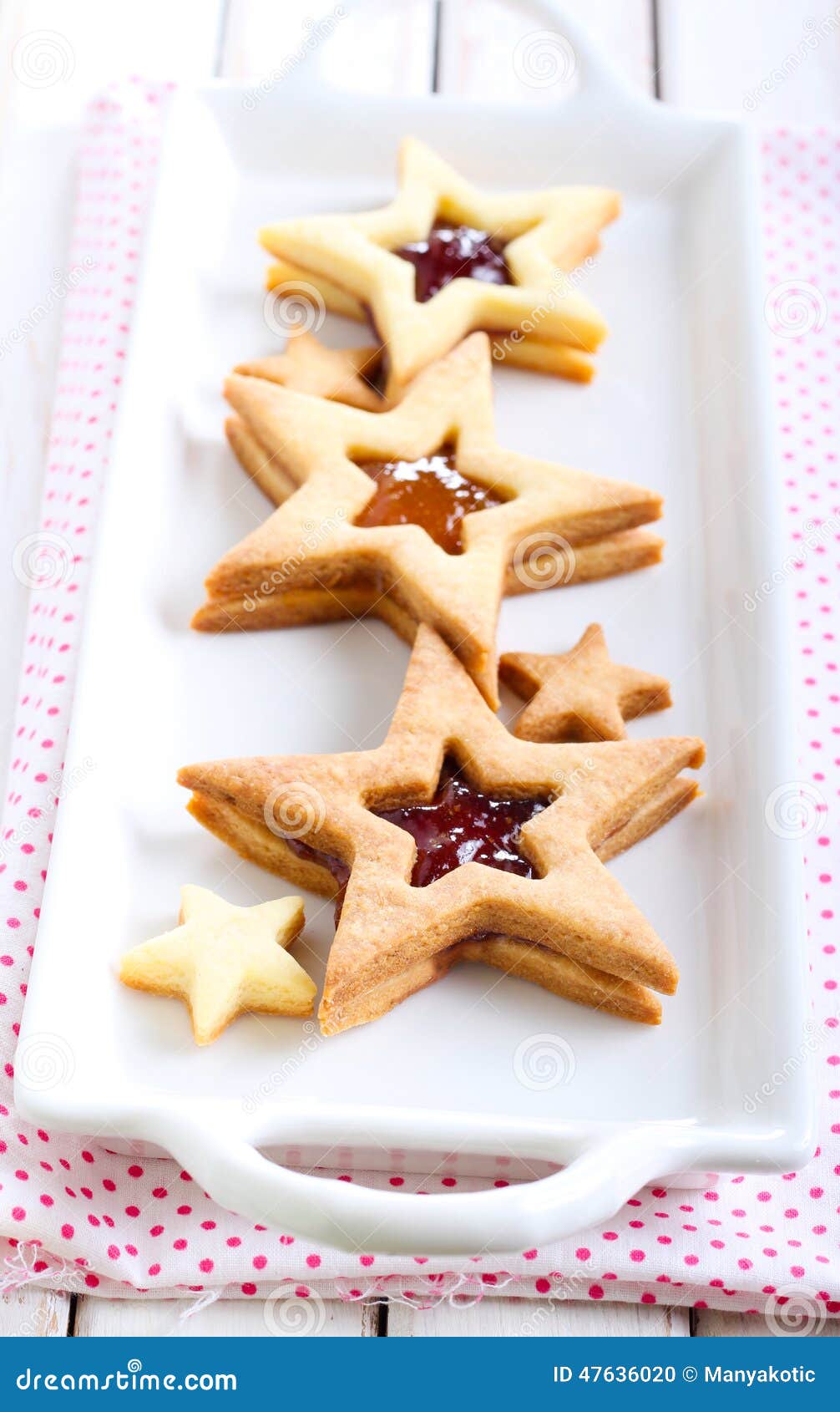 Star biscuits stock photo. Image of marmalade, baked - 47636020