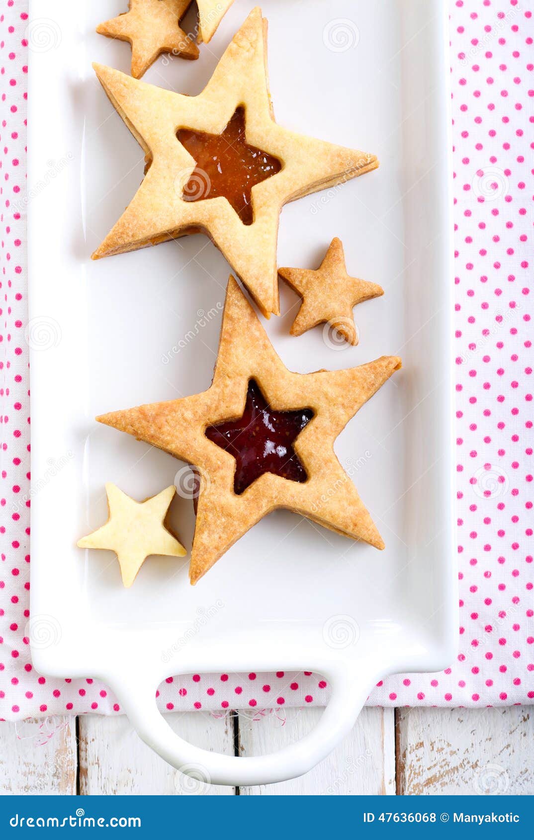 Star biscuits stock photo. Image of pastry, homemade - 47636068