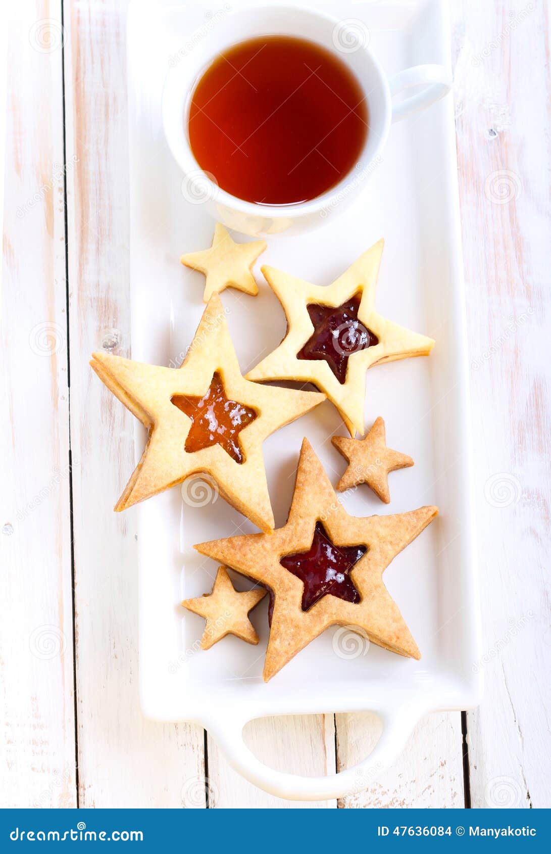 Star biscuits stock photo. Image of baked, treat, marmalade - 47636084