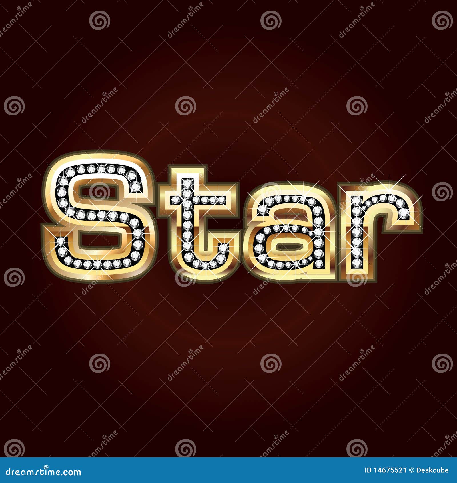 Star bling stock vector. Illustration of idol, beautiful - 14675521