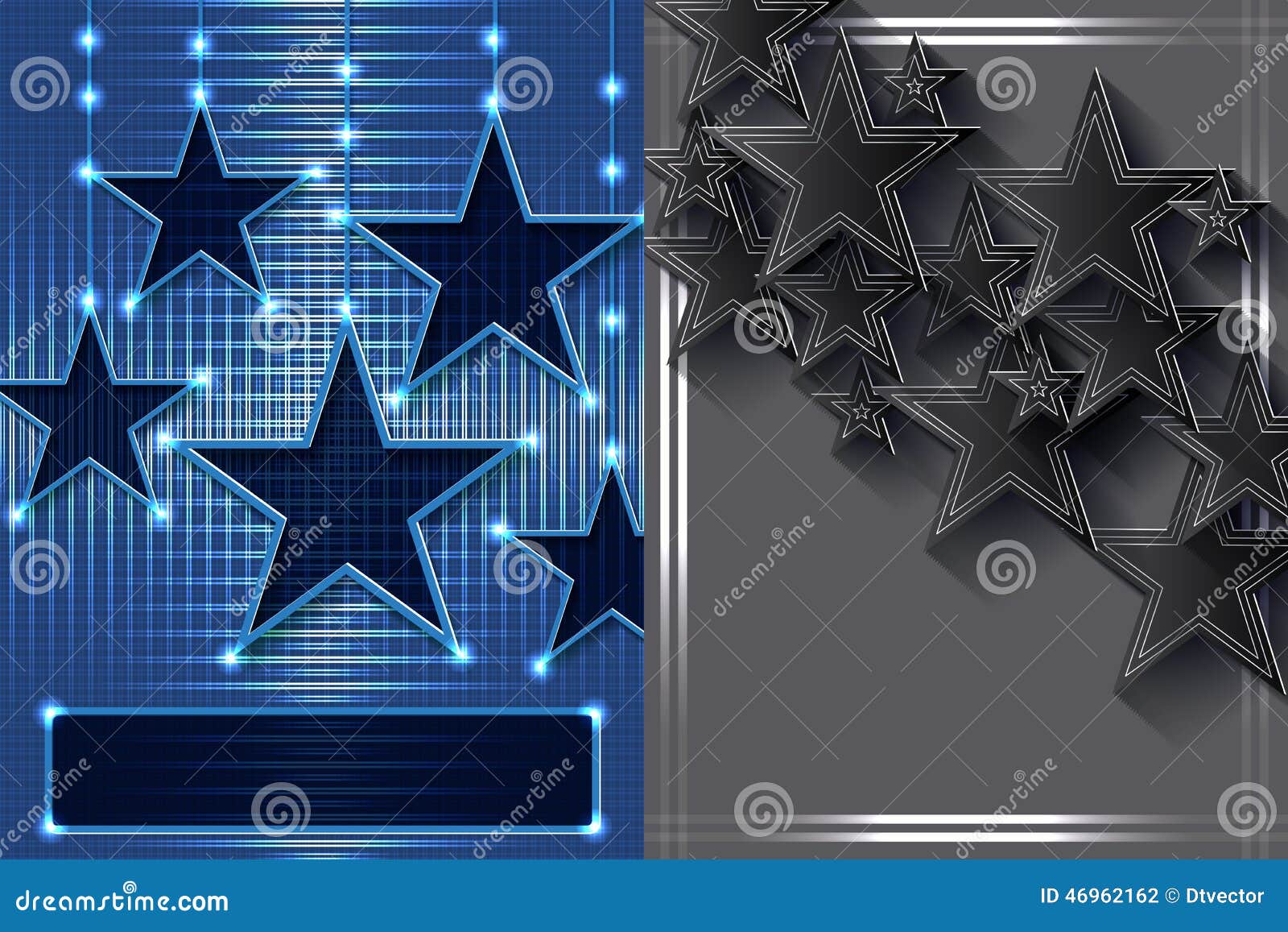 Star blue dark effect page stock vector. Illustration of cosmos - 46962162