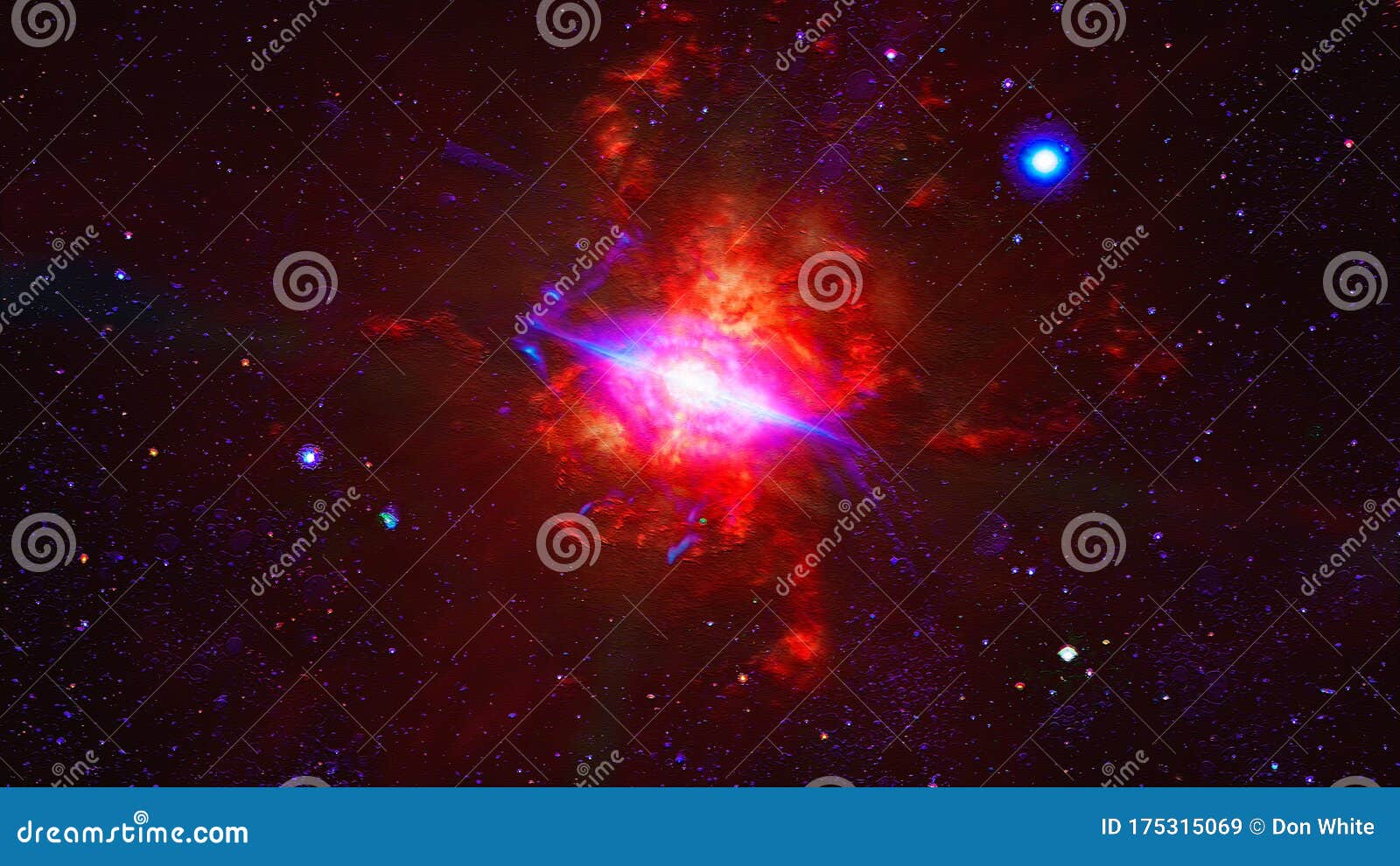 A Star is Born in Space stock image. Image of born, surreal - 175315069