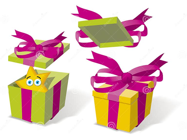 Star in a box 01 stock vector. Illustration of decor, decorate - 4356023