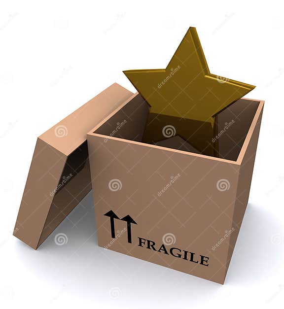 Star in Box stock illustration. Illustration of illustrated - 12201182