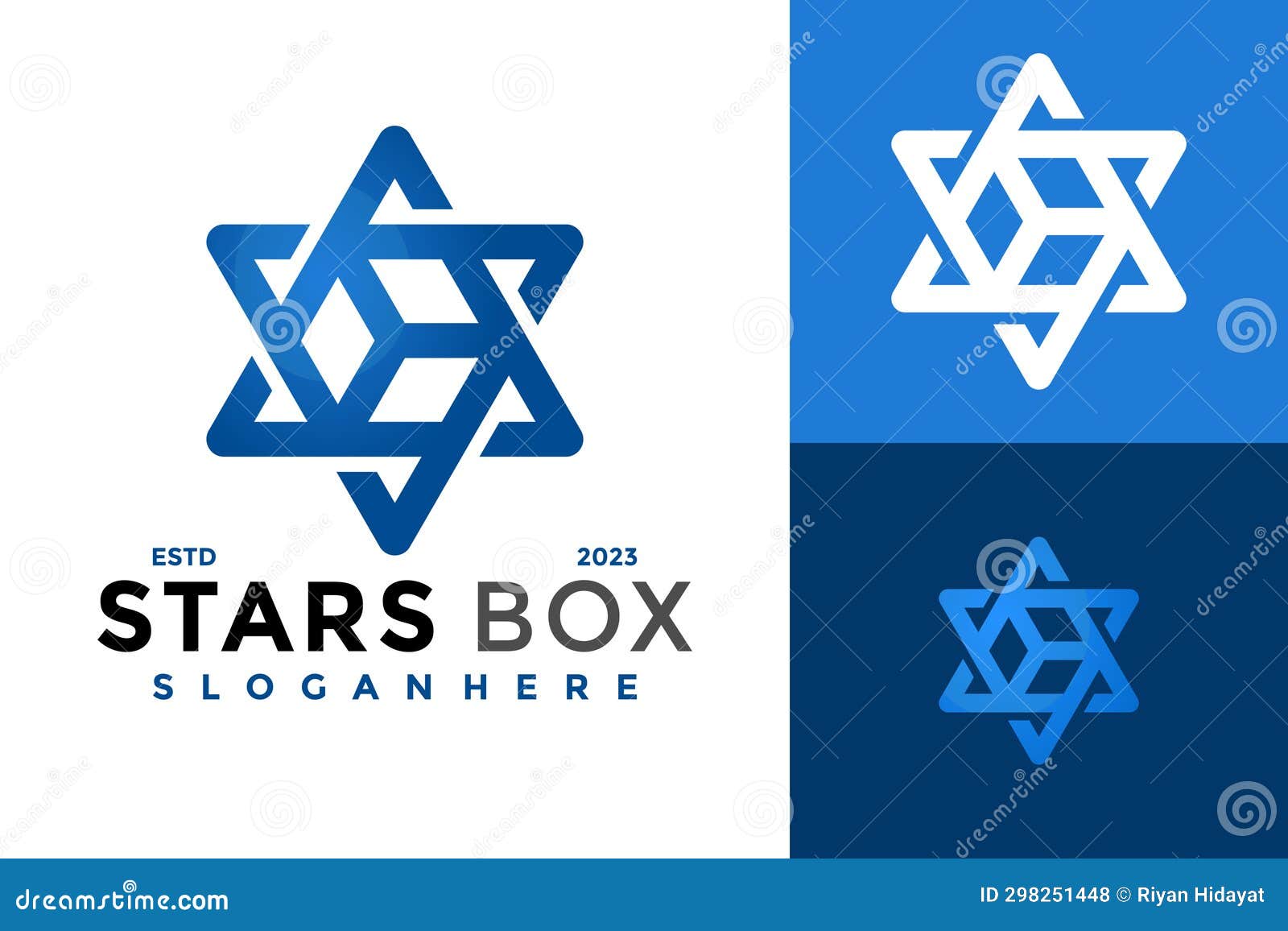 Star Box Logo Design Vector Symbol Icon Illustration Stock Vector ...