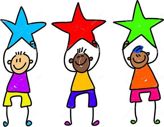 Star boys stock vector. Illustration of education, learning - 1516149