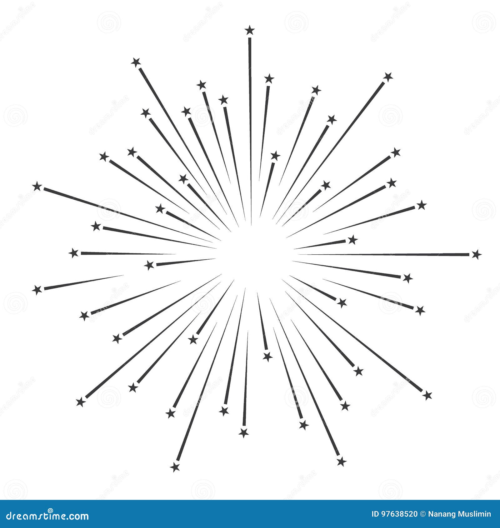 Star burst design element stock illustration. Illustration of shiny ...