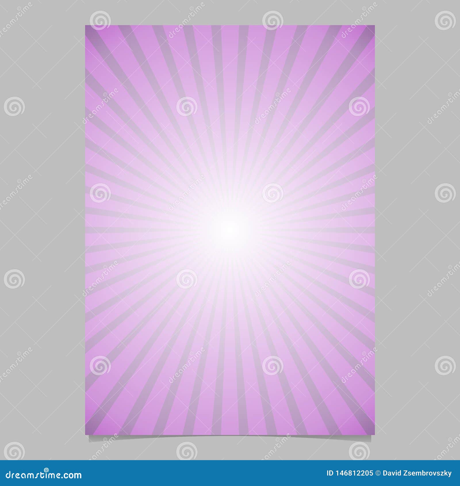 Star Burst Flyer Background Template - Vector Document Background Stock ...