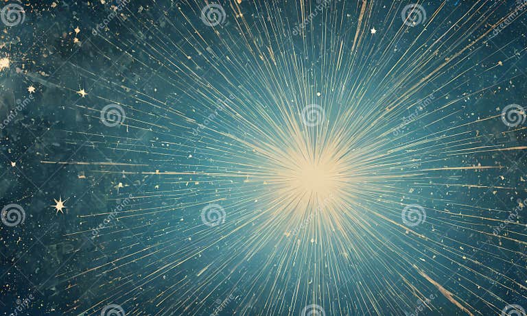 Star burst in the sky stock illustration. Illustration of explosion ...