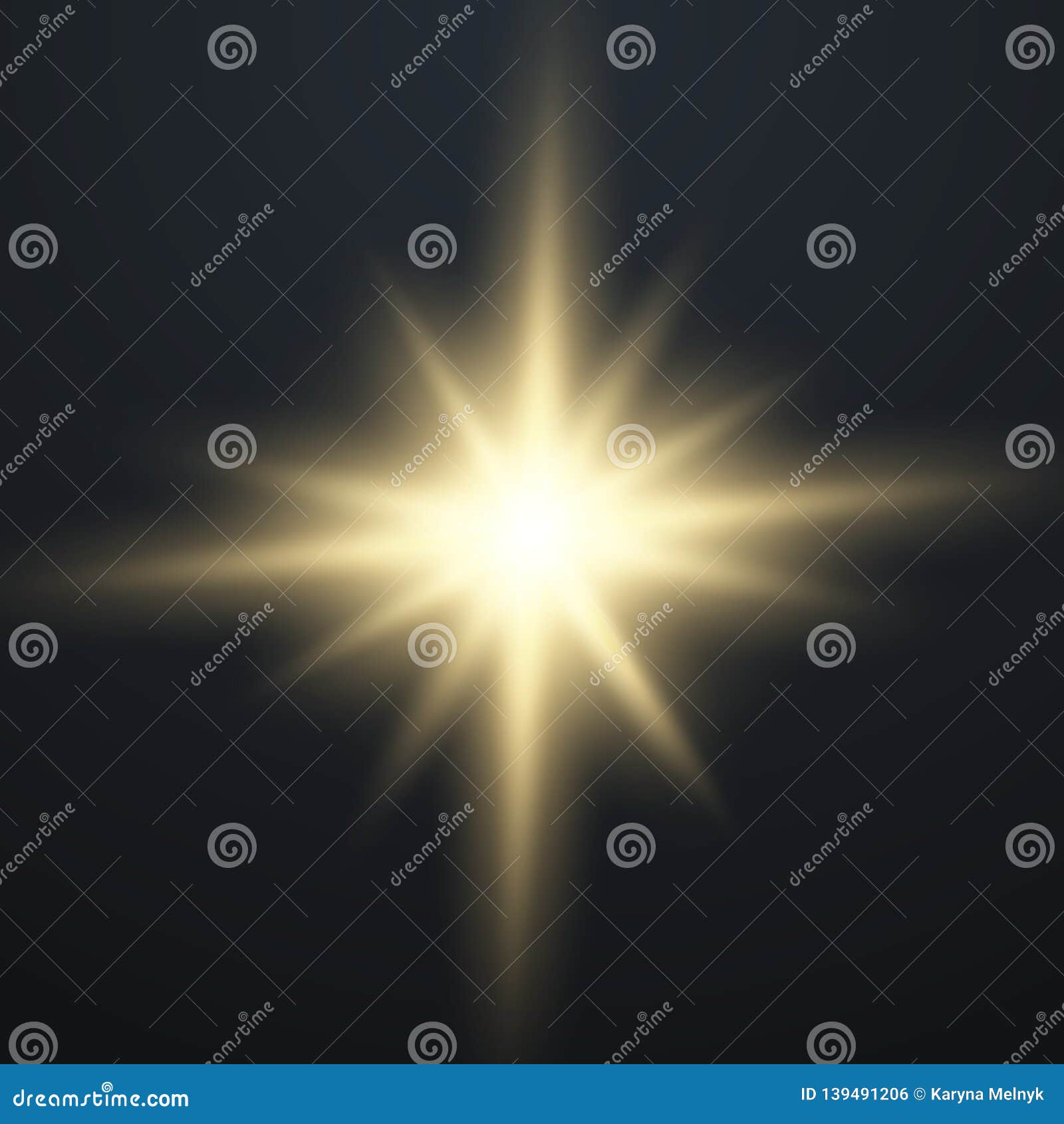 Star Burst with Sparkle Isolated. Stock Vector - Illustration of ...