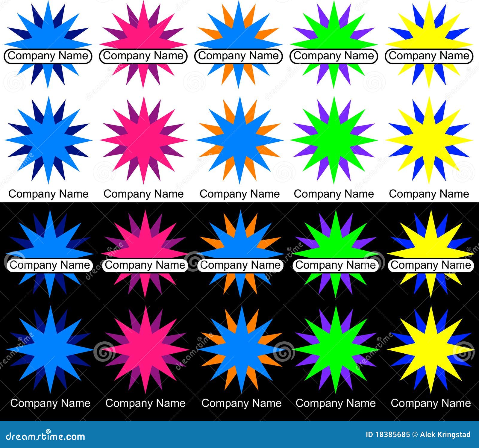 Star Business Logo stock vector. Illustration of illustrations - 18385685