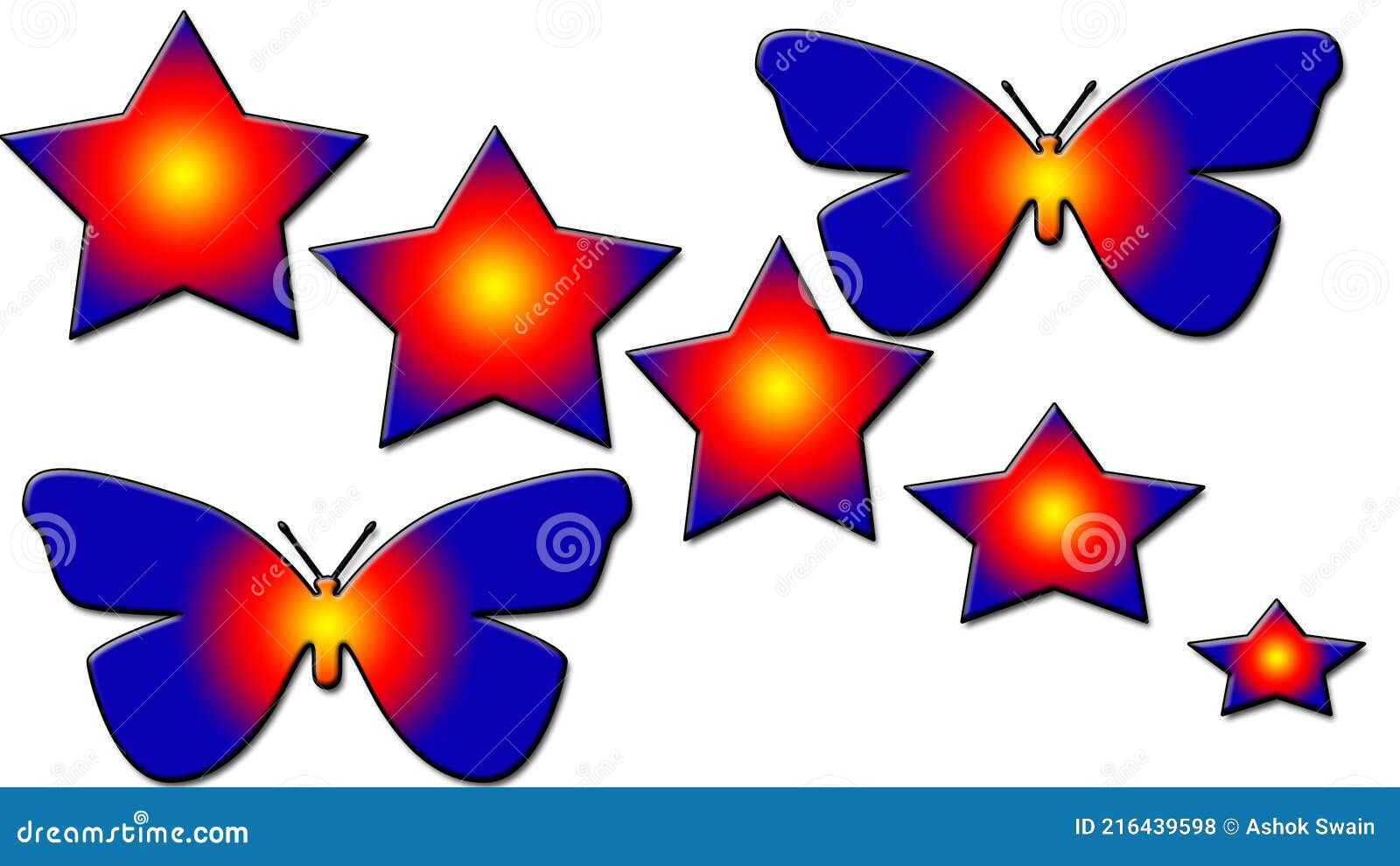 Star and butterfly texture stock illustration. Illustration of texture ...
