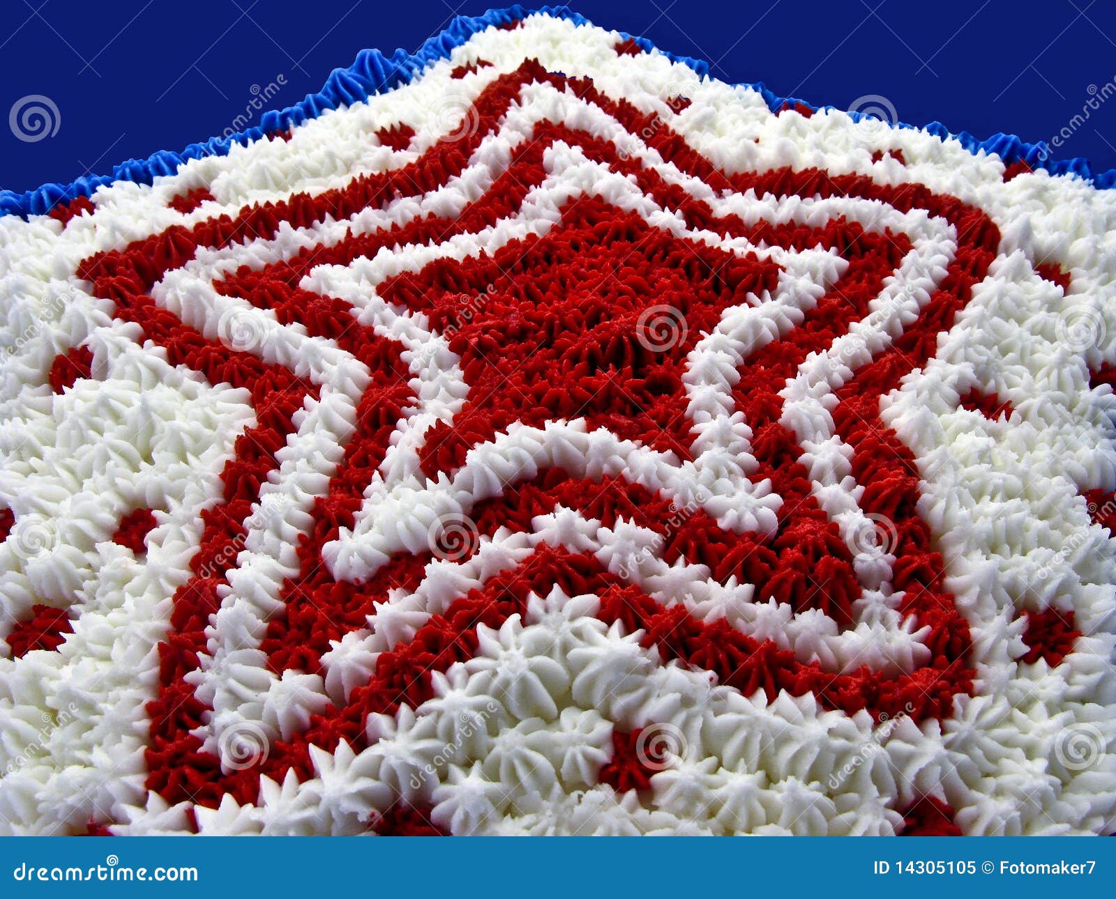 Star Cake closeup stock image. Image of celebrate, citizenship - 14305105