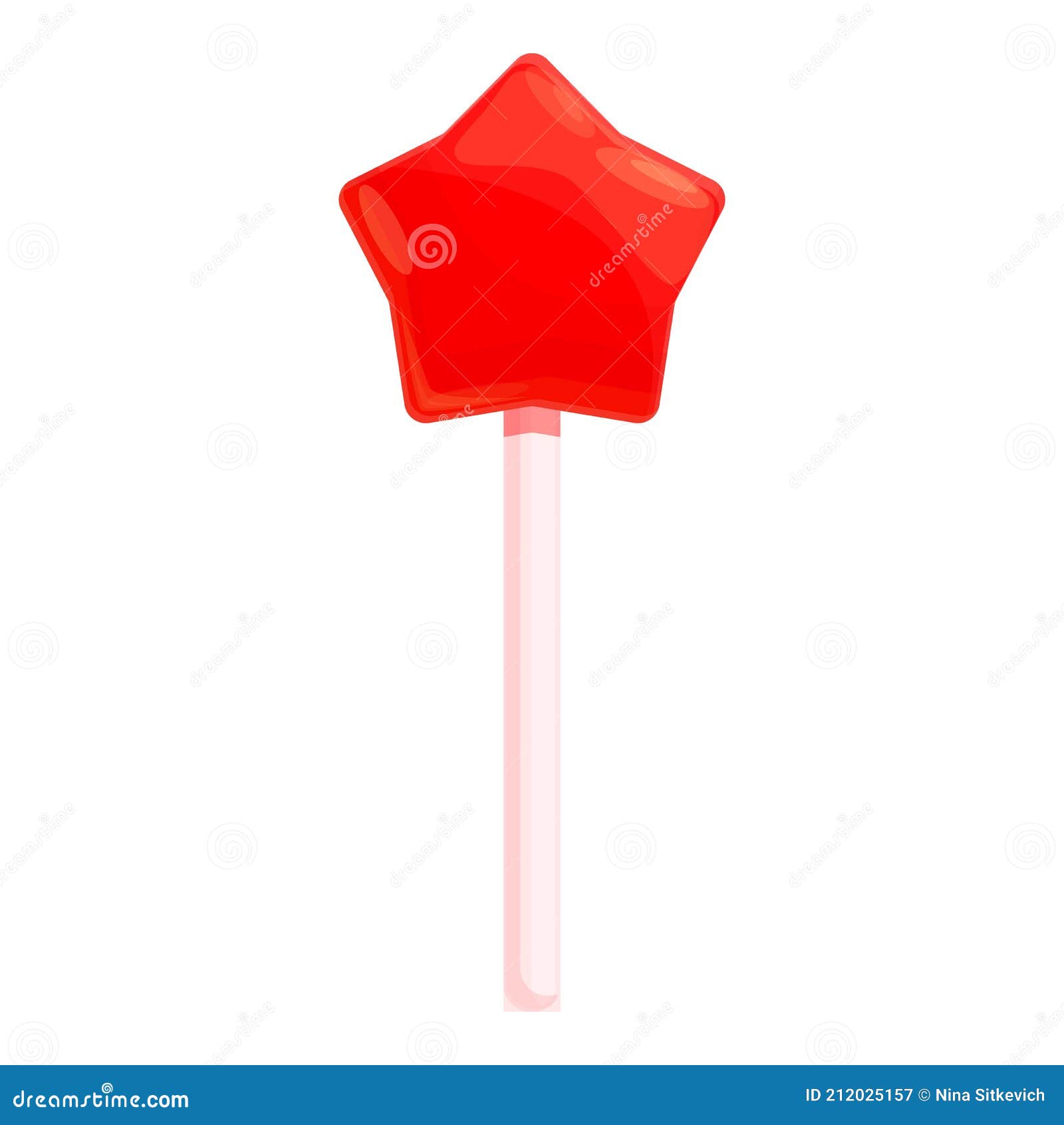 Star Candy Icon, Cartoon Style Stock Vector - Illustration of pink ...