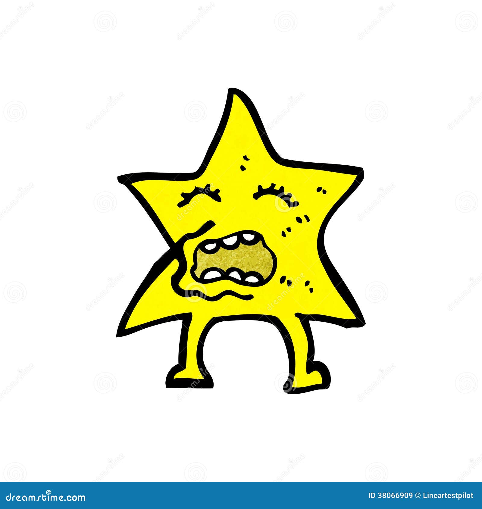 Star cartoon character stock vector. Illustration of sketch - 38066909