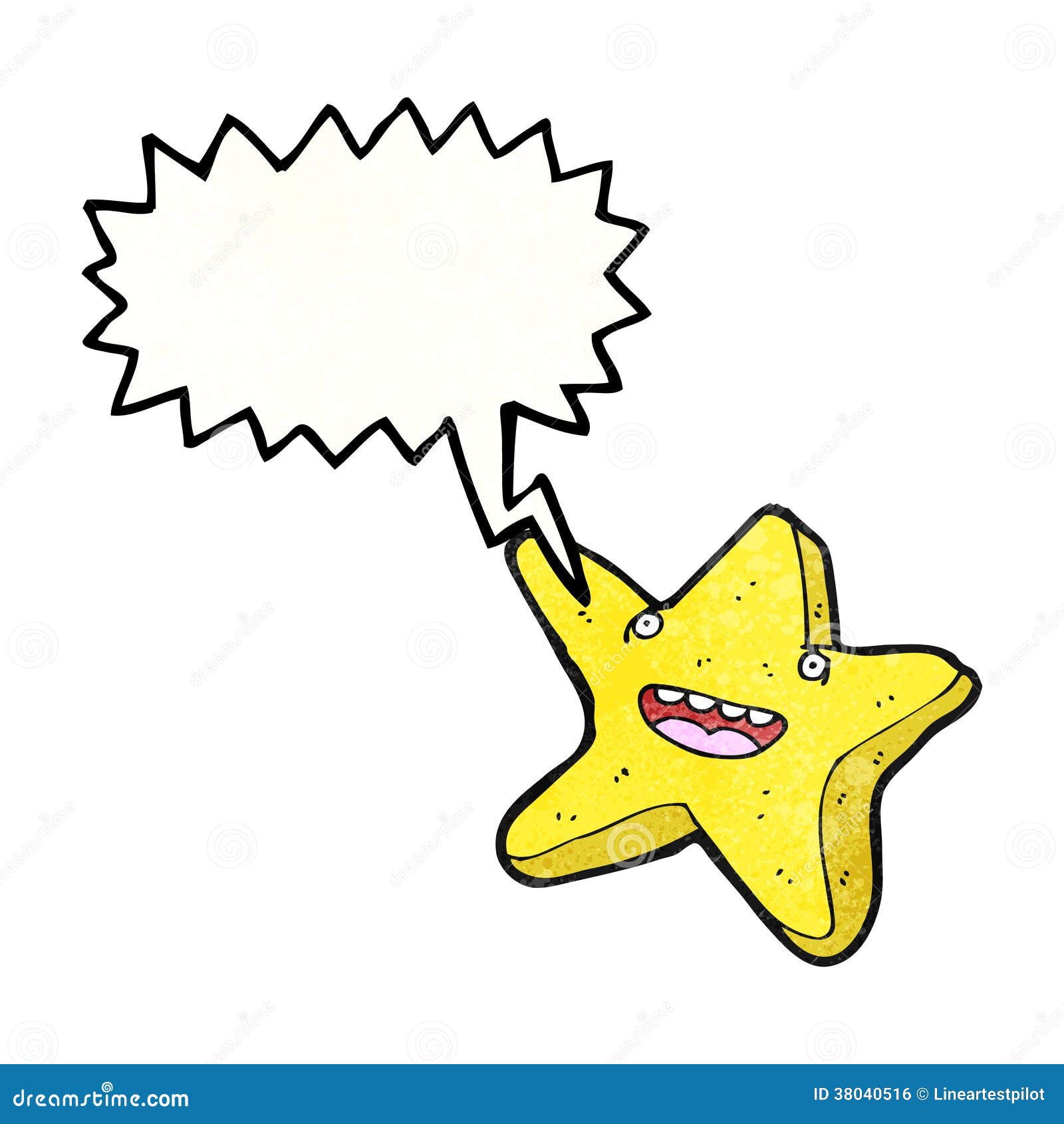 Star cartoon character stock vector. Illustration of retro - 38040516