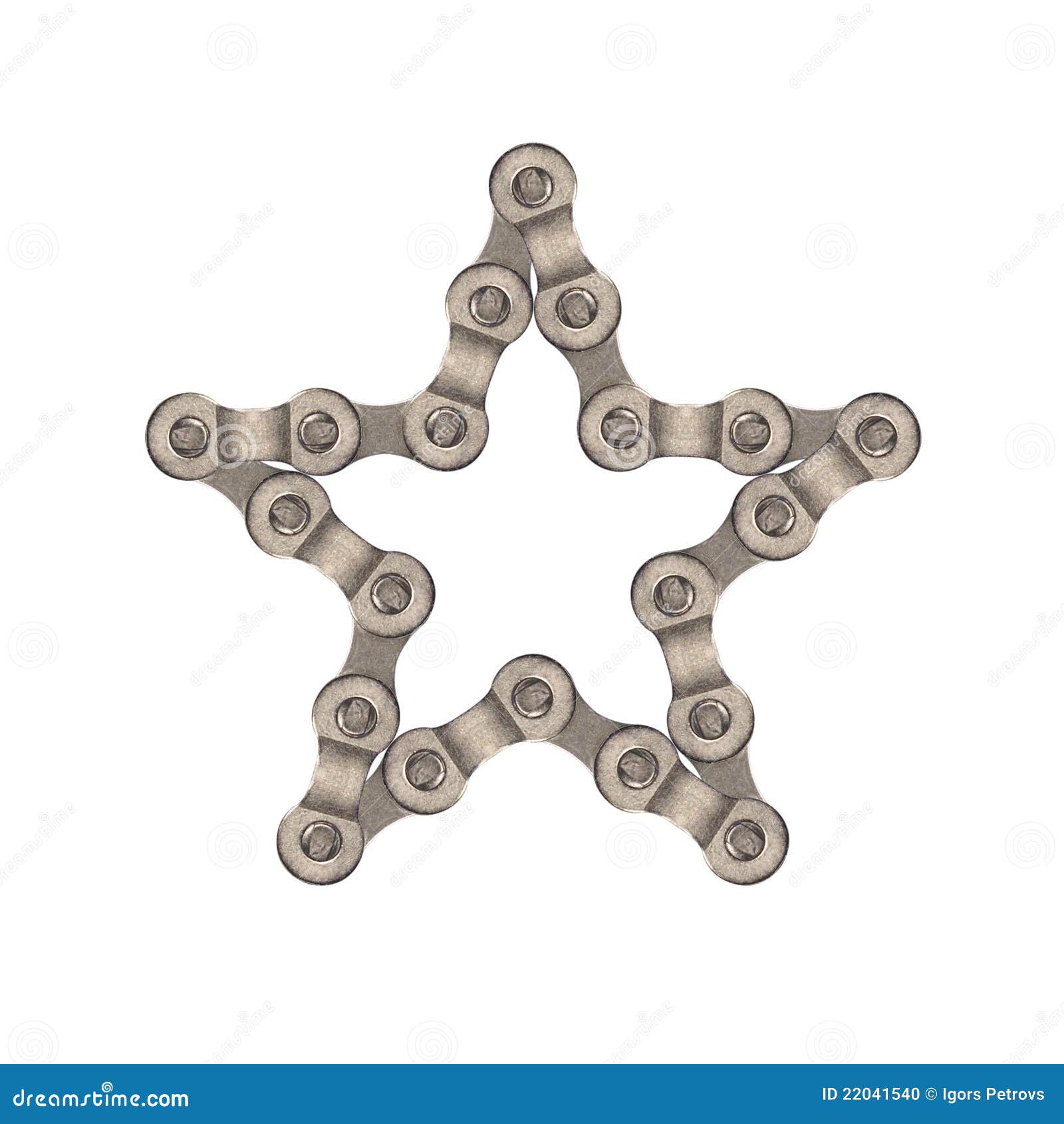 Star of chain stock photo. Image of chained, insignia - 22041540