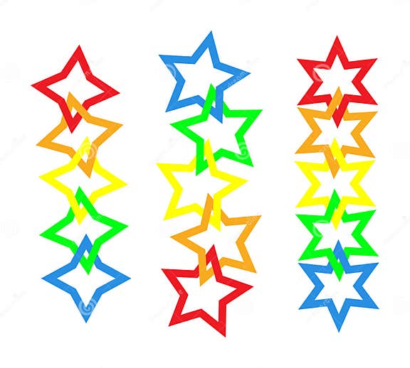 Star chains stock vector. Illustration of pattern, beautiful - 12497501