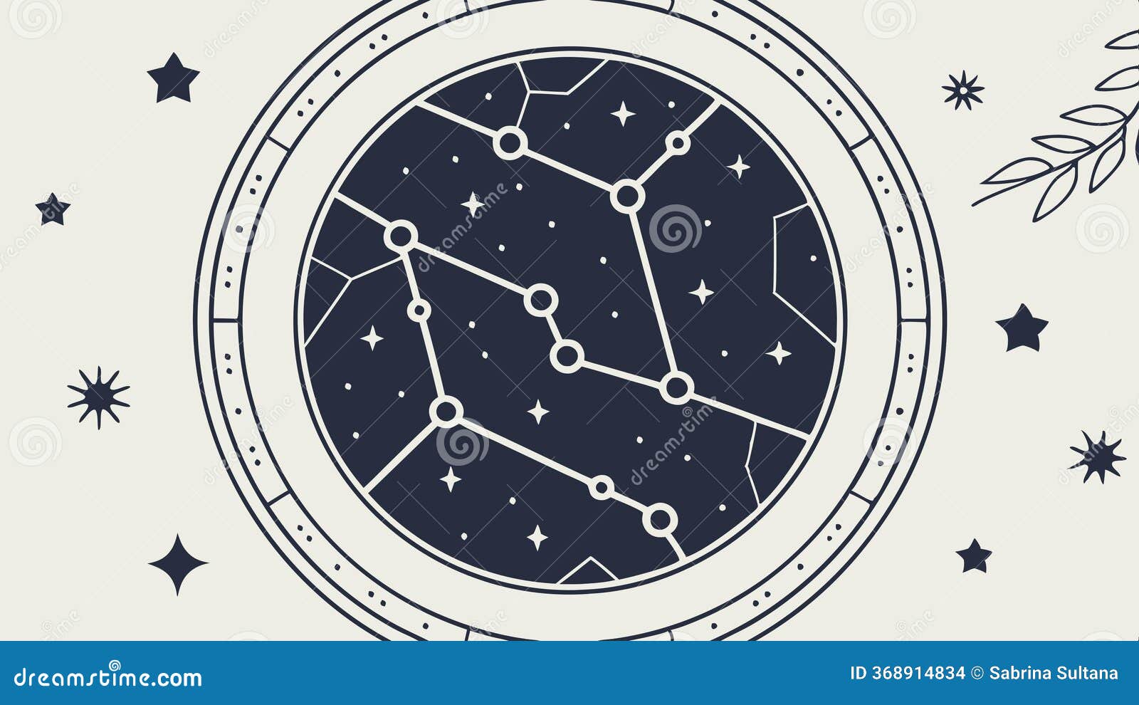 Star Chart Icons. Black Vector Symbols. Dotted Line Shapes. White ...