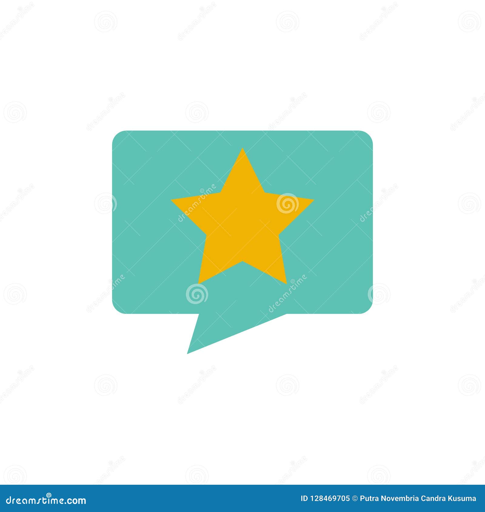 Star Chat Logo Icon Design stock vector. Illustration of logo - 128469705