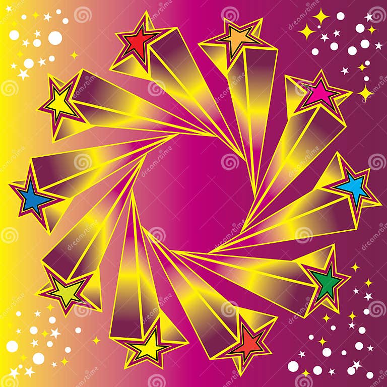 Star Circle stock vector. Illustration of energy, background - 18995398