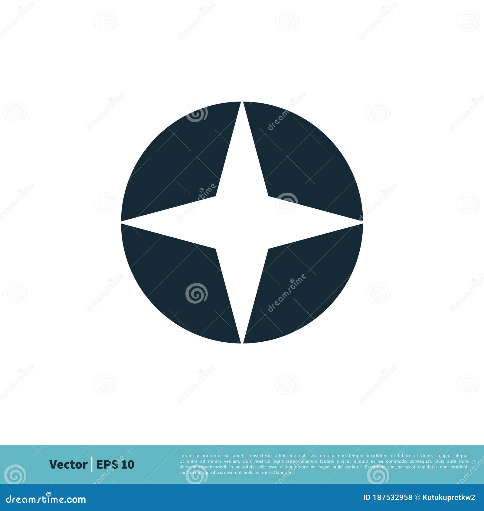 Star in Circle Icon Vector Logo Template Illustration Design. Vector ...