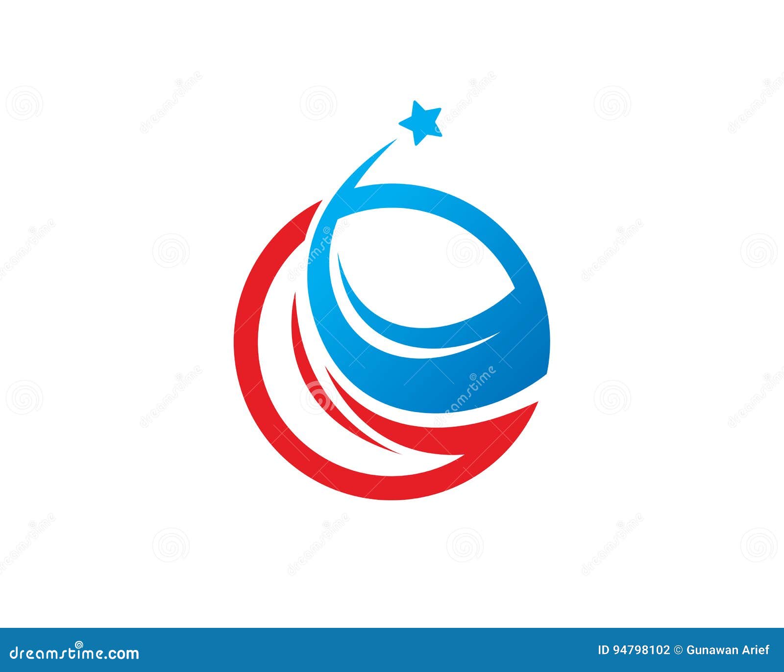 Star Circle Logo Template Design Vector, Emblem, Design Concept ...