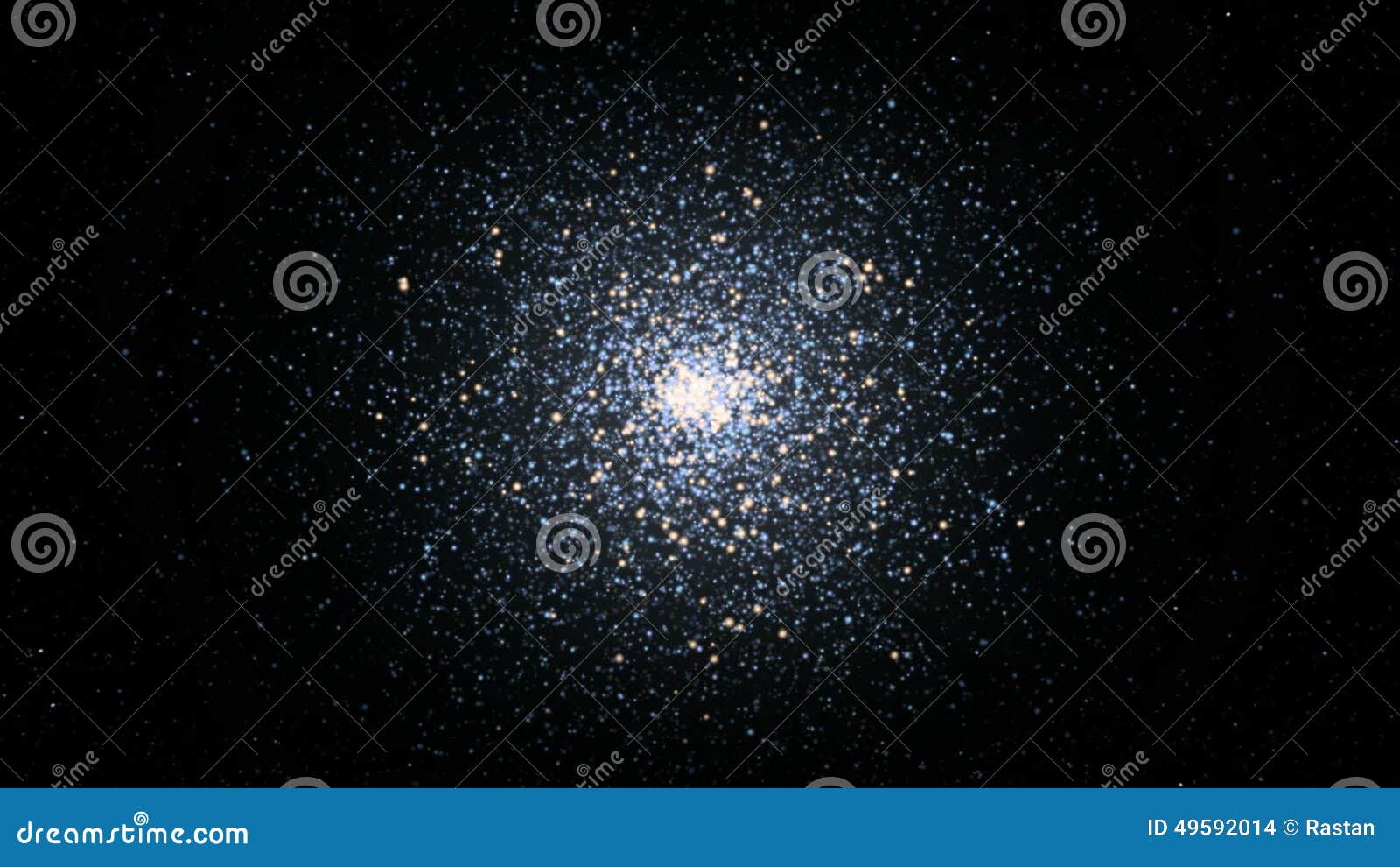 Star Cluster Rotation Loopable Stock Footage - Video of exploration ...