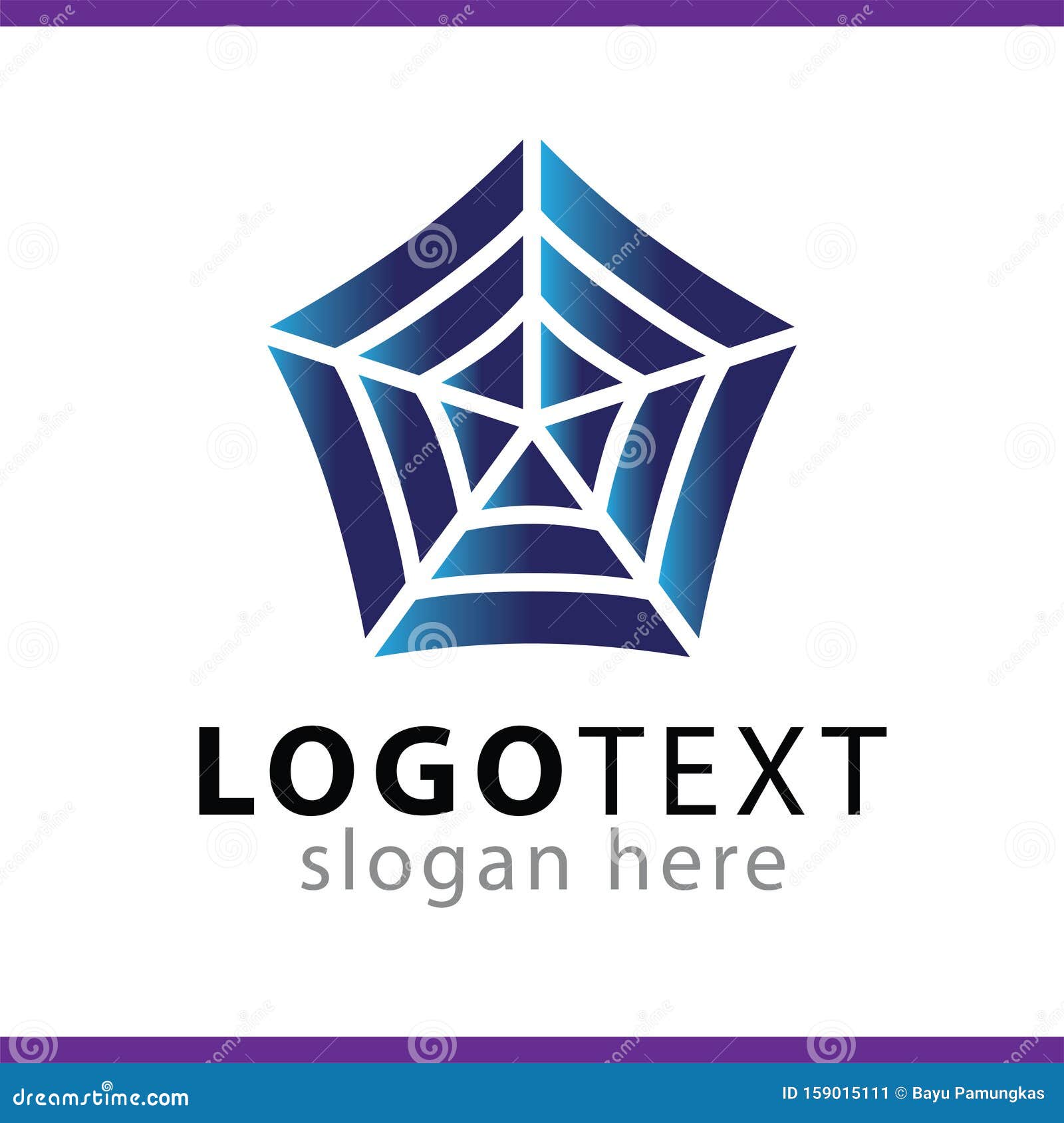 Star Cobweb Logo stock vector. Illustration of cartoon - 159015111