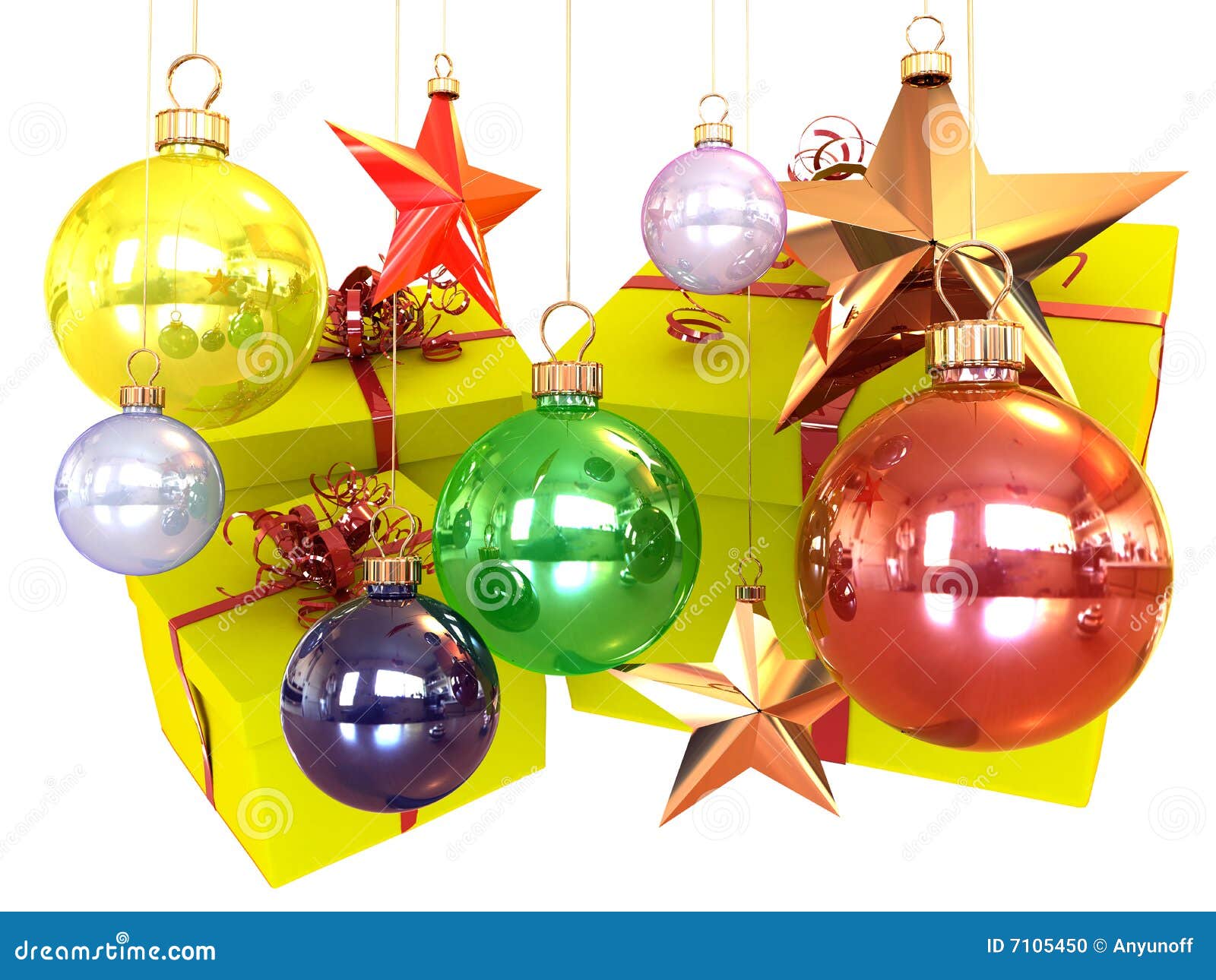 Star, Colored Ball and Preset Stock Illustration - Illustration of ...