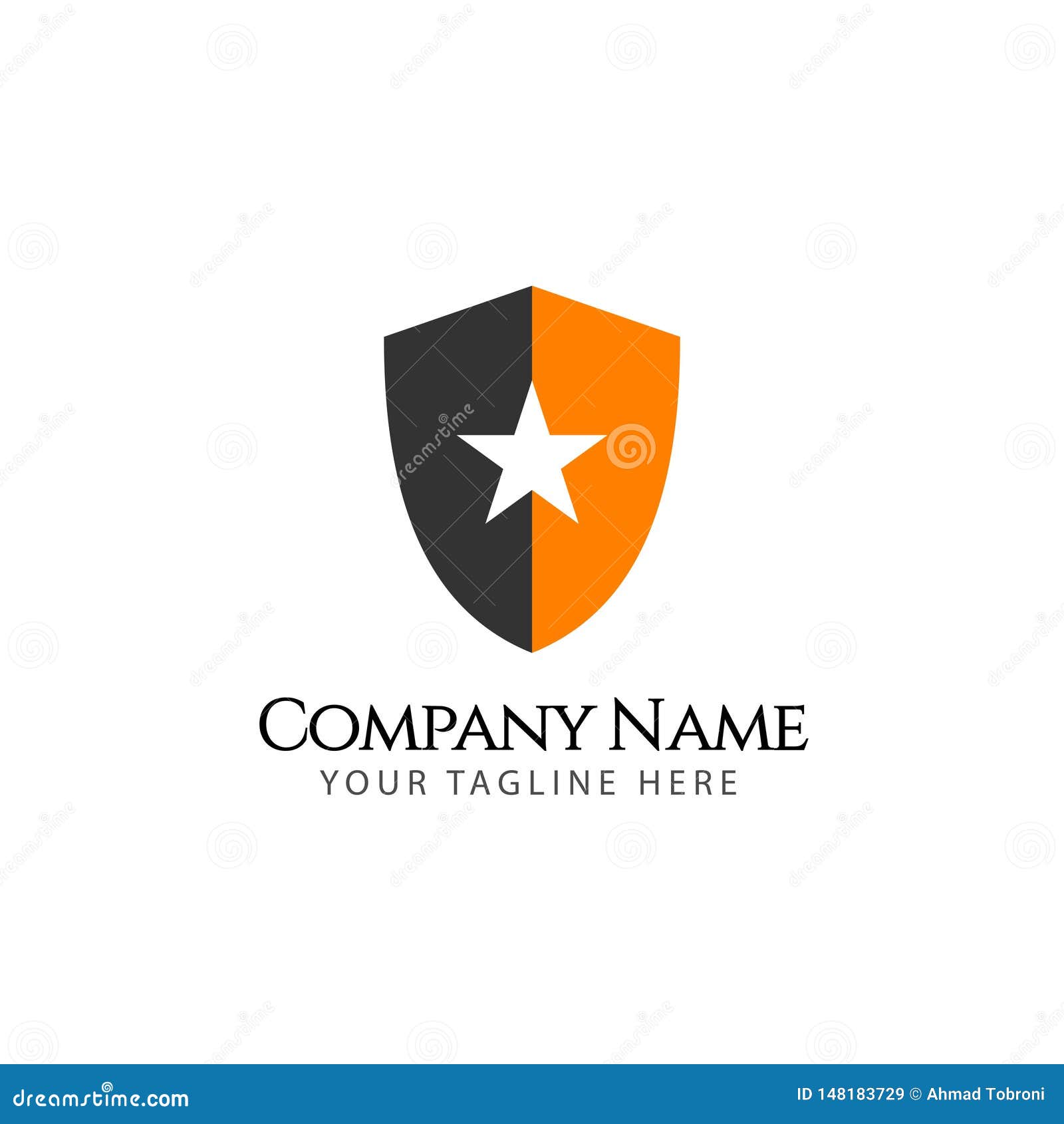 Star Company Logo Emblem Vector Template Design Illustration Stock ...