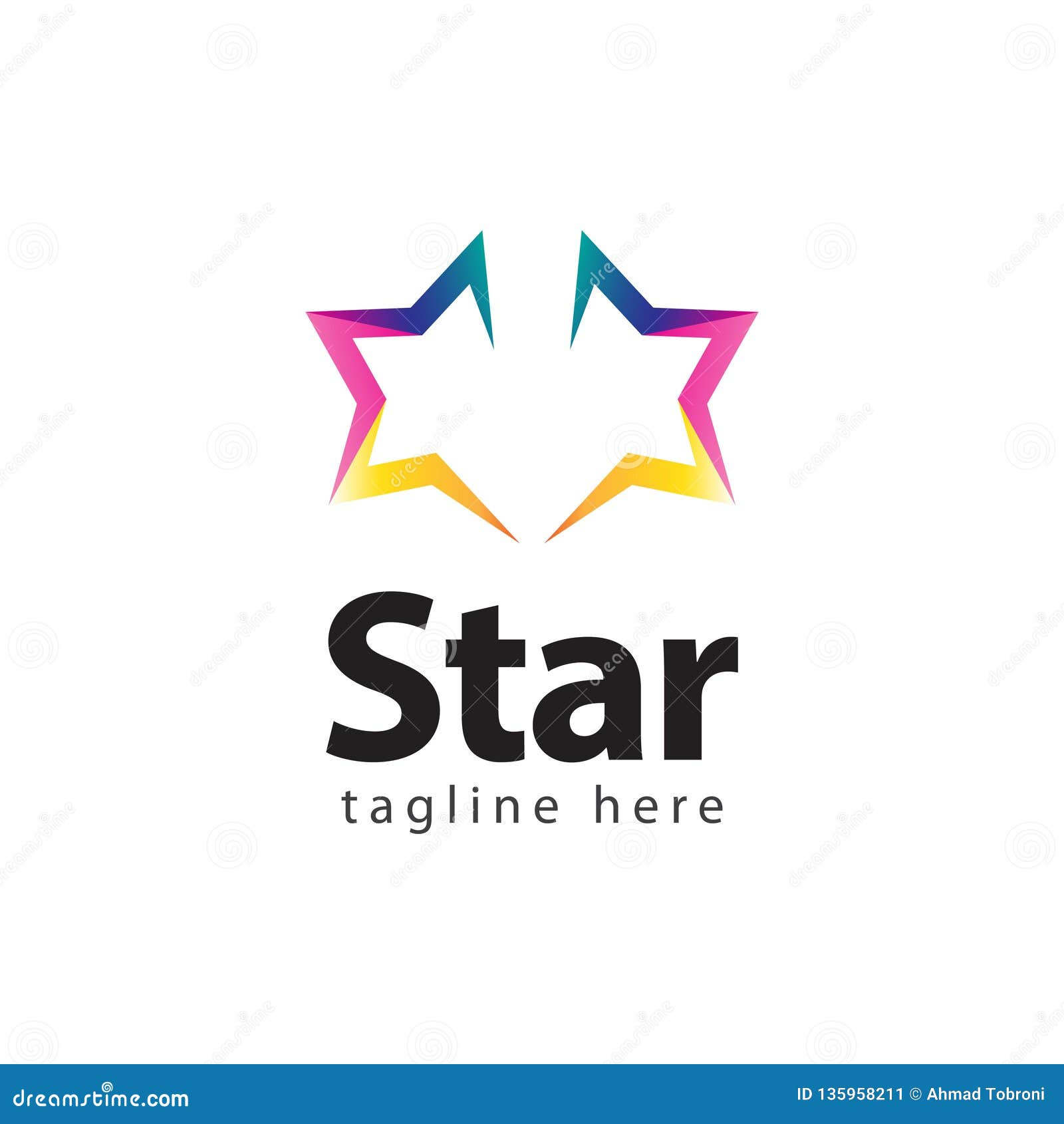 Star Company Logo Vector Design Illustration Stock Vector ...