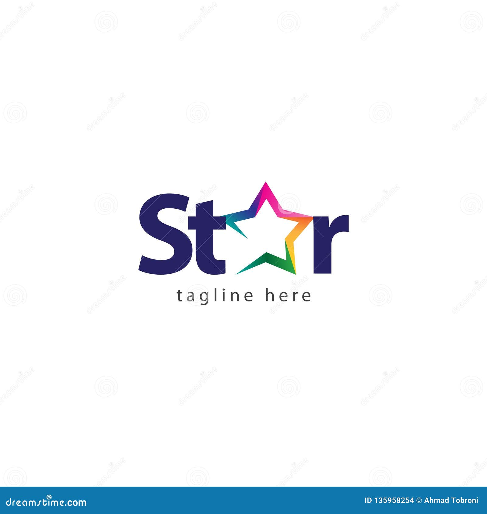 Star Company Logo Vector Design Illustration Stock Vector ...
