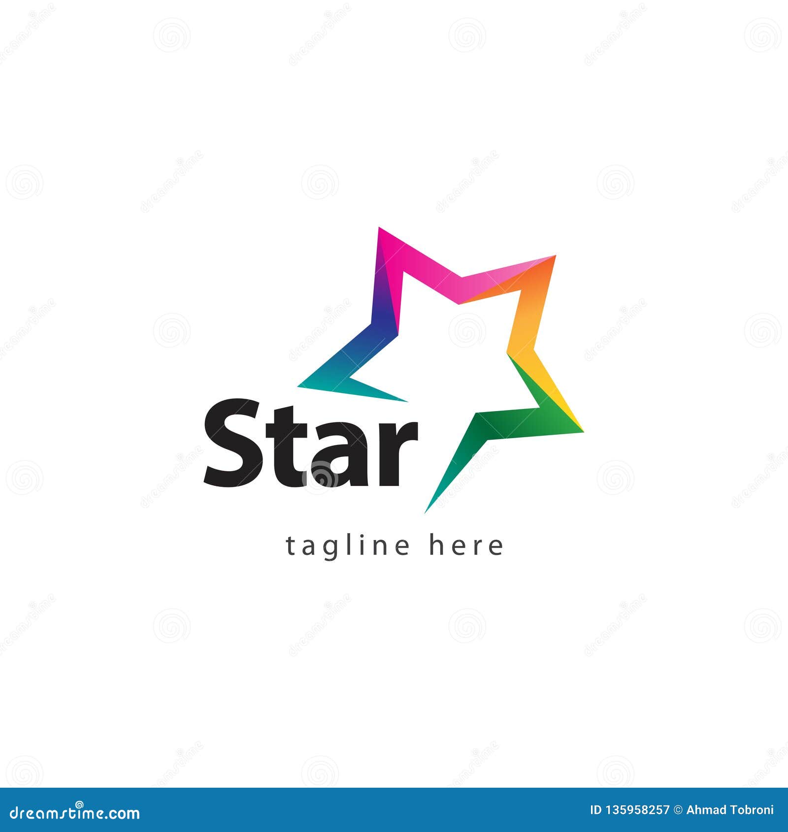 Star Company Logo Vector Design Illustration Stock Vector ...