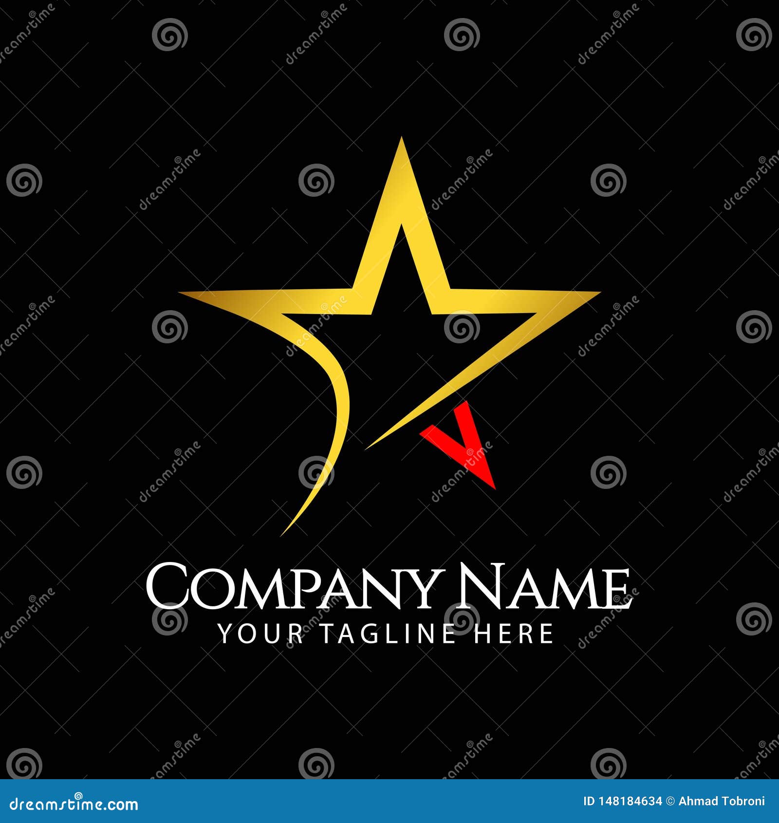 Star Company Logo Vector Template Design Illustration Stock Vector ...