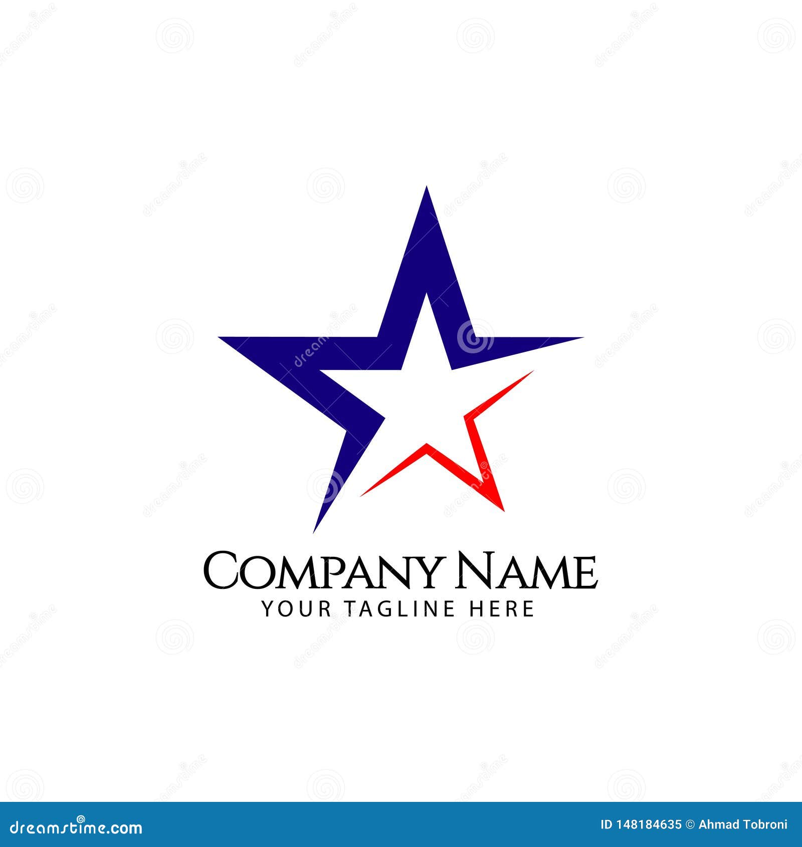 Star Company Logo Vector Template Design Illustration Stock Vector ...