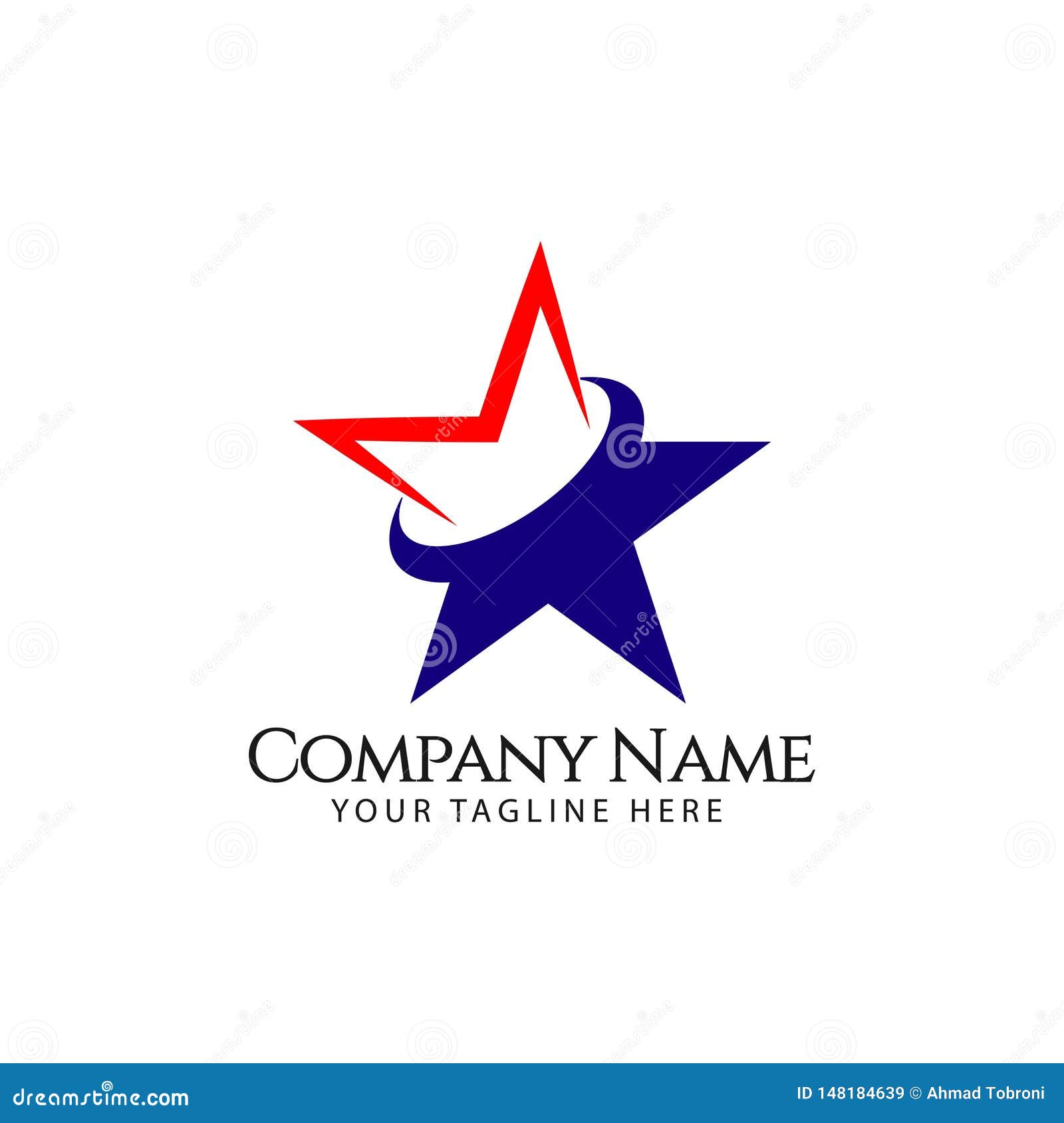 Star Company Logo Vector Template Design Illustration Stock Vector ...