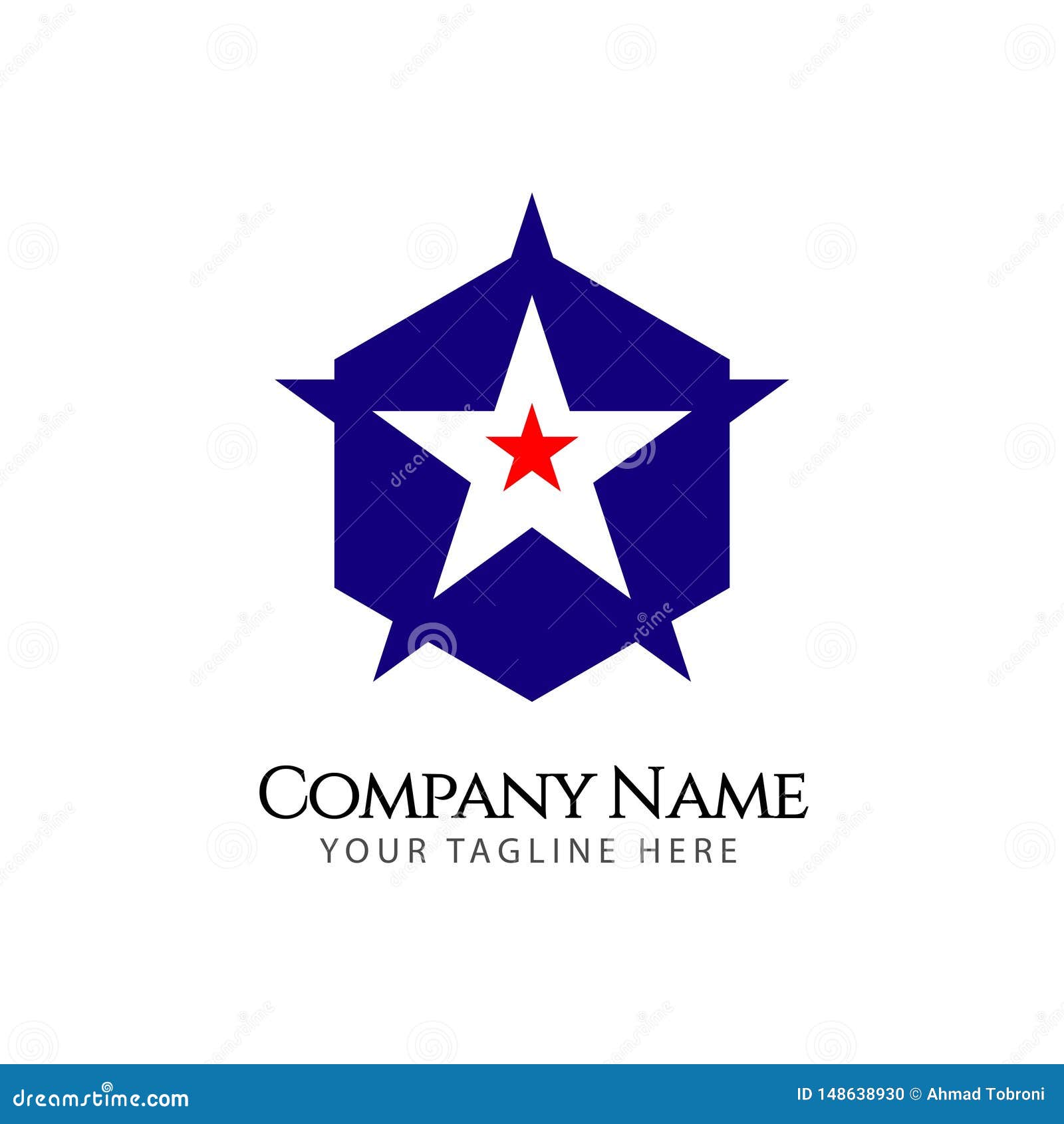 Star Company Logo Vector Template Design Illustration Stock Vector ...