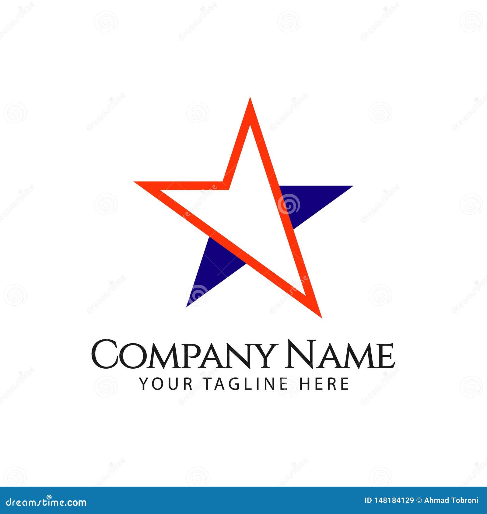 Star Company Vector Template Design Illustration Stock Vector ...
