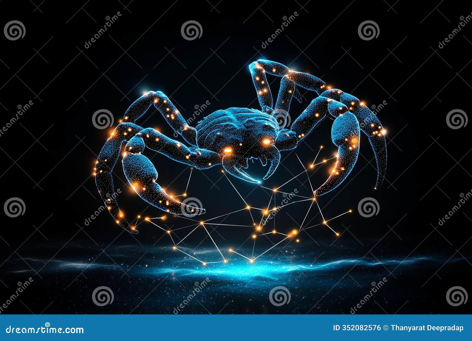 Constellation Scorpius Illustration | CartoonDealer.com #97920217