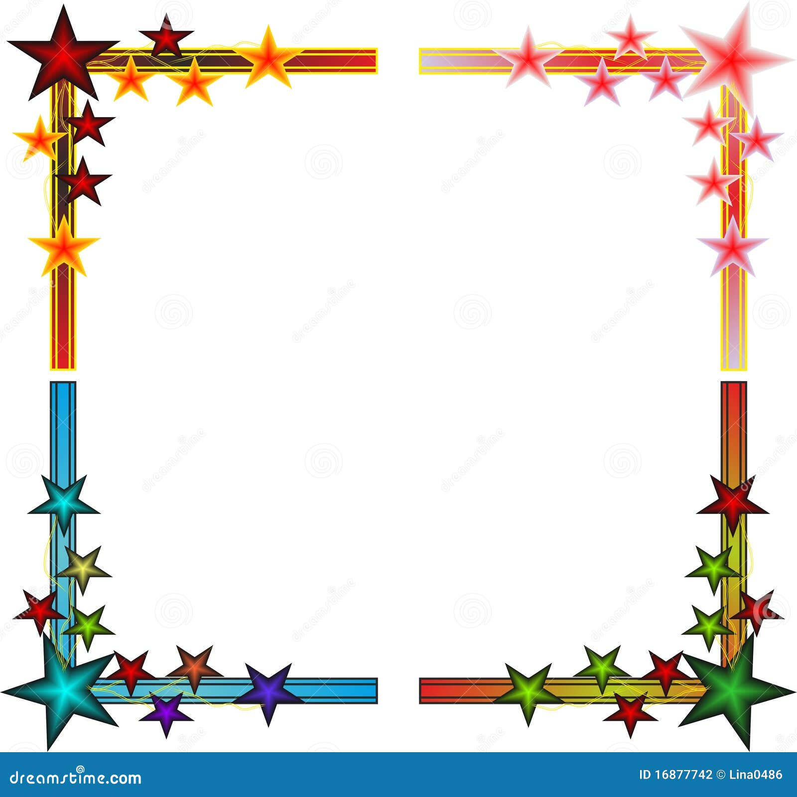 Star Corner stock illustration. Illustration of abstract - 16877742