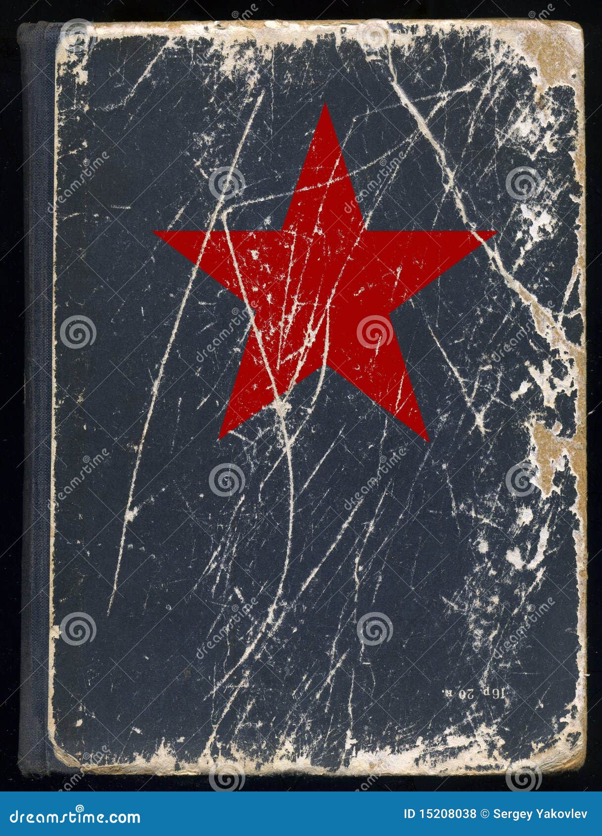 Star on cover of the book stock illustration. Illustration of document ...