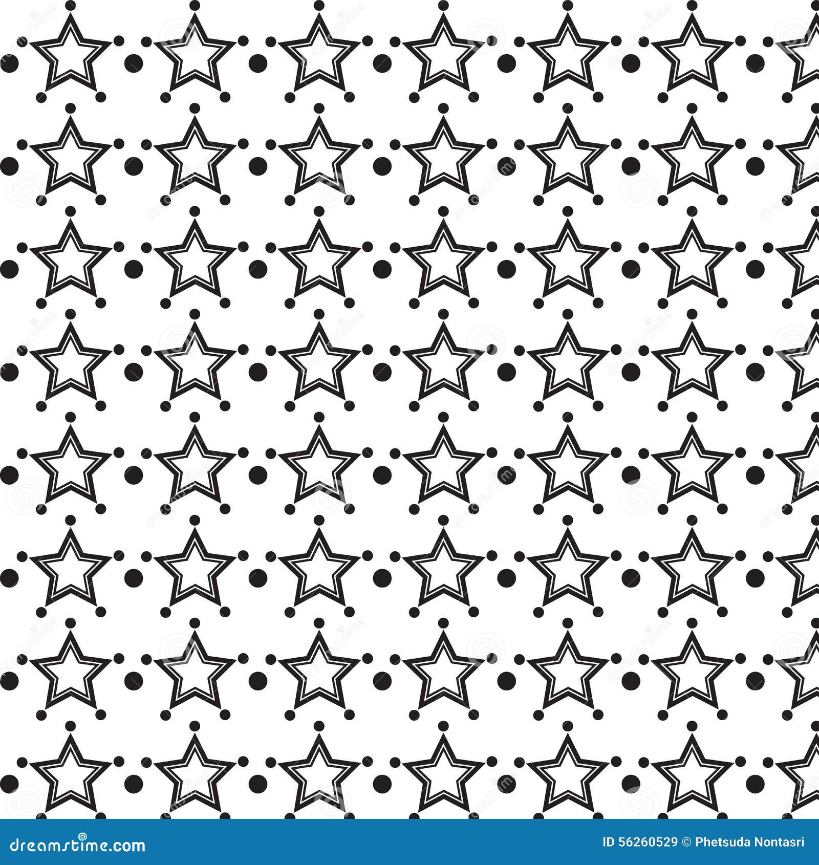 Star Cover Tile Fabric Pattern Background Vector Illustration Design ...