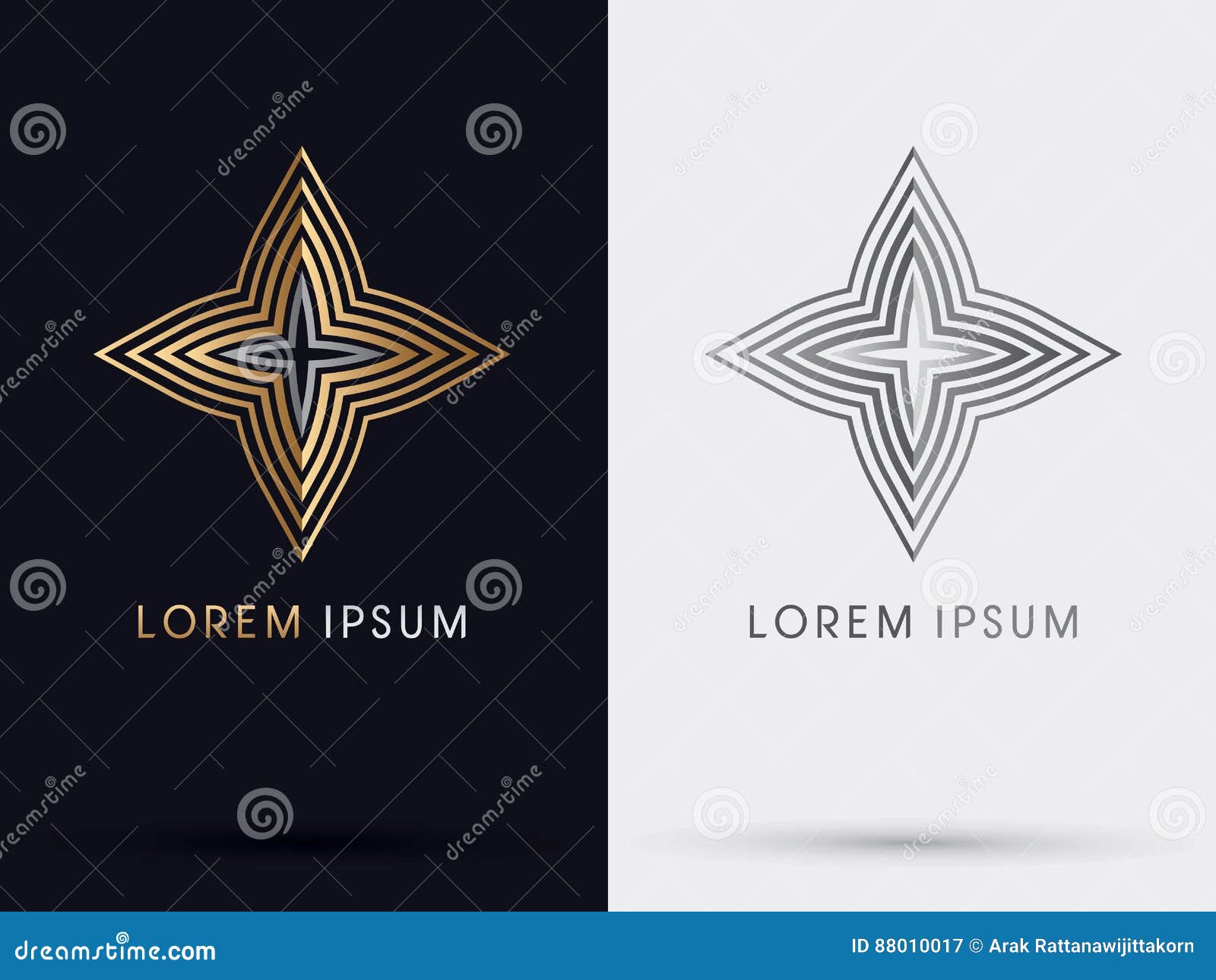 Star Cross abstract stock vector. Illustration of abstract - 88010017