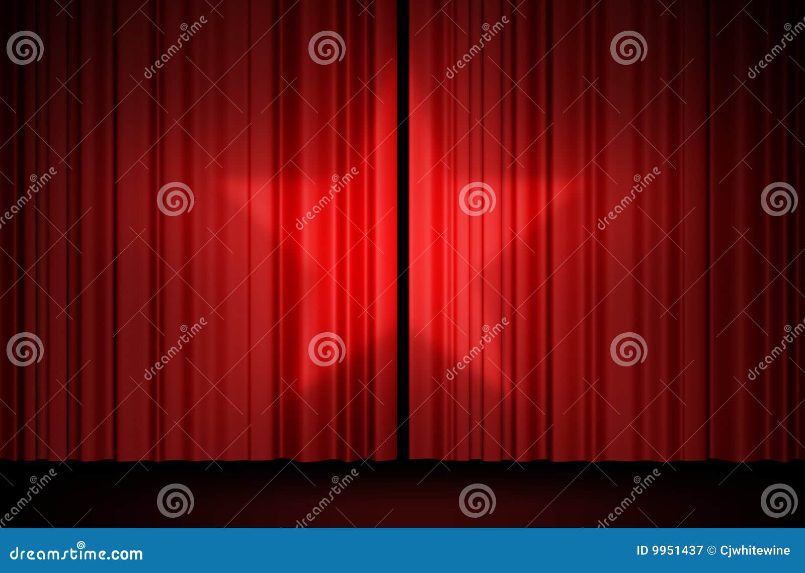 Star curtain stock illustration. Illustration of elegant - 9951437
