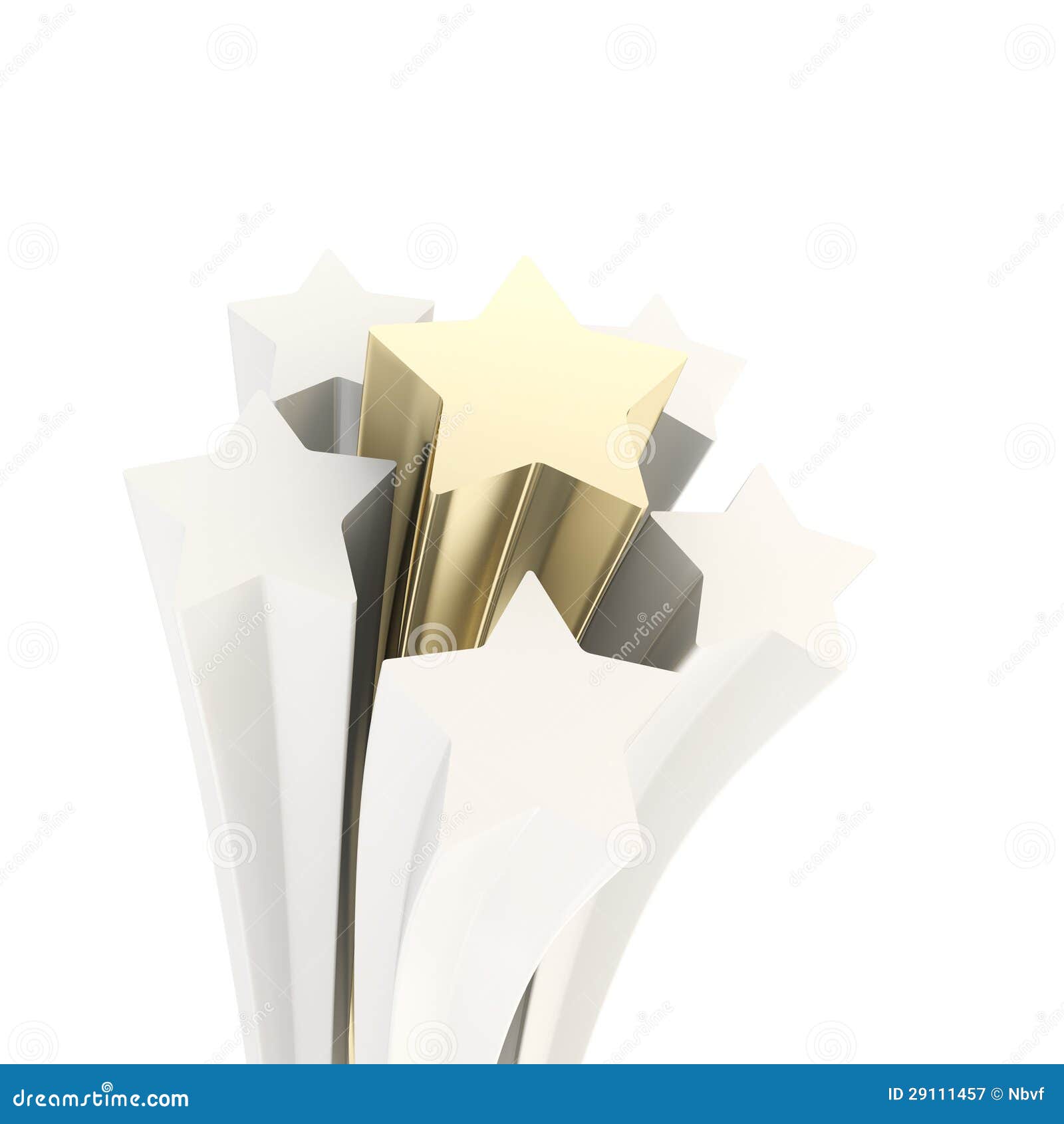 Star Curve Arc Isolated As Copyspace Background Stock Illustration ...