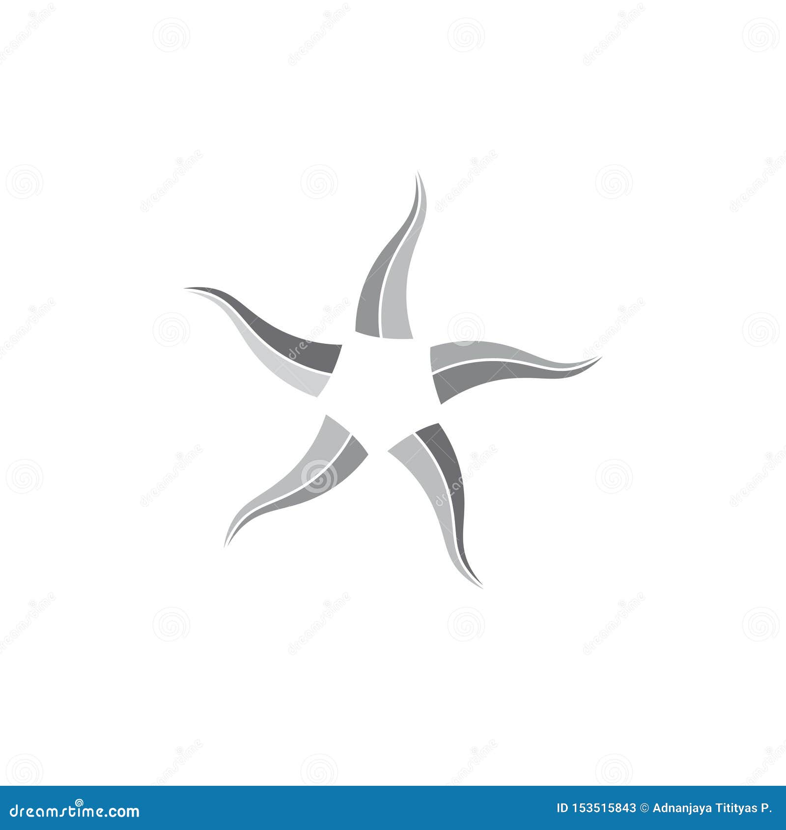 Star Curves Motion Logo Vector Stock Vector - Illustration of natural ...