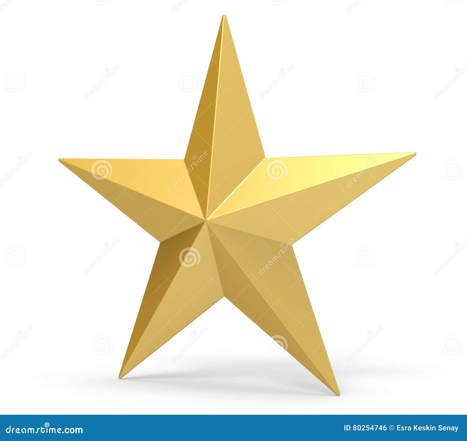 Star, 3d rendering stock illustration. Illustration of icon - 80254746