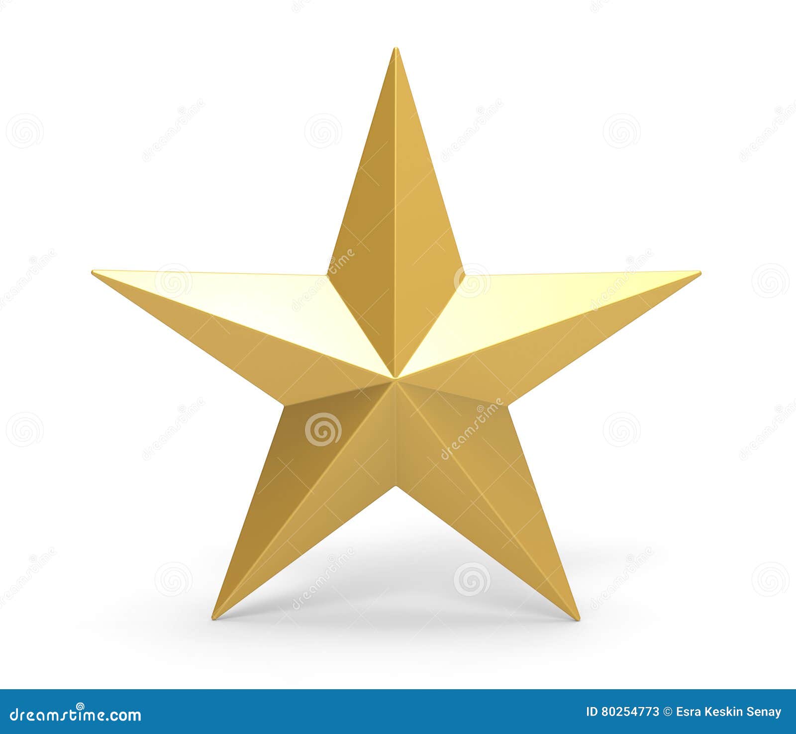 Star, 3d rendering stock illustration. Illustration of icon - 80254773