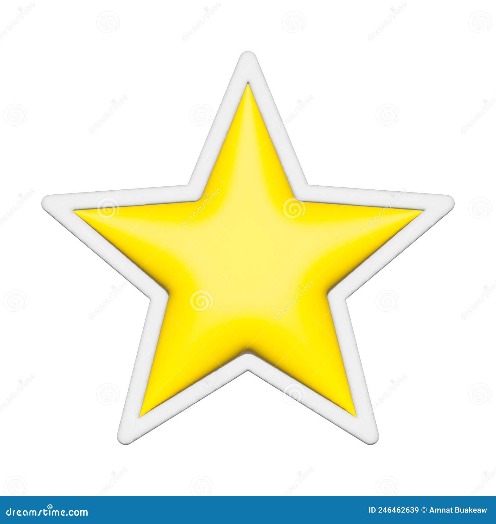 Star 3d Shapes, 3d Geometric Basic, Simple Star Yellow Shape Stock ...